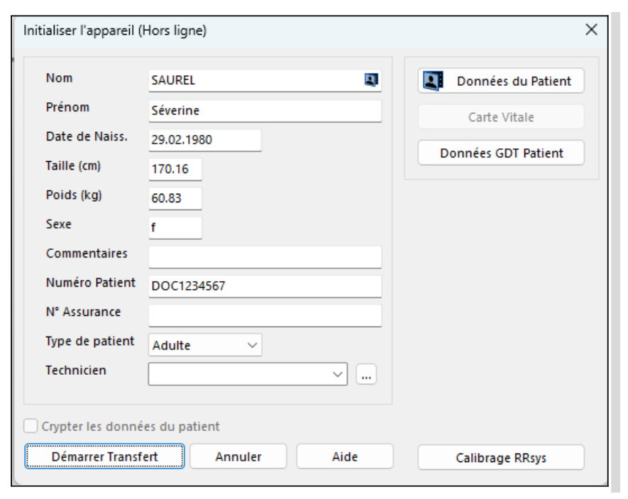 Intégration du logiciel "MiniScreen Viewer" de LOWENSTEIN MEDICAL ...
